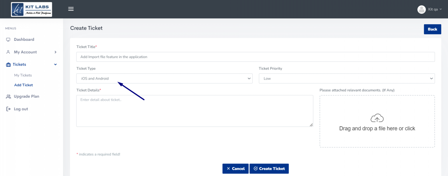 A Guide to Creating a Ticket on the Kit Labs Support Platform - KIT ...